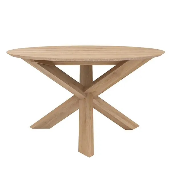 ETHNICRAFT Circle Dining Table, 64 - Oak