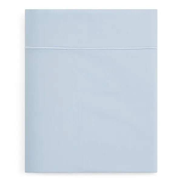 ANNE DE SOLENE Vexin Fitted Sheet, King - Azur Blue
