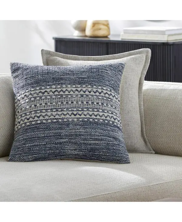 Livabliss Ethan Decorative Pillow - Navy