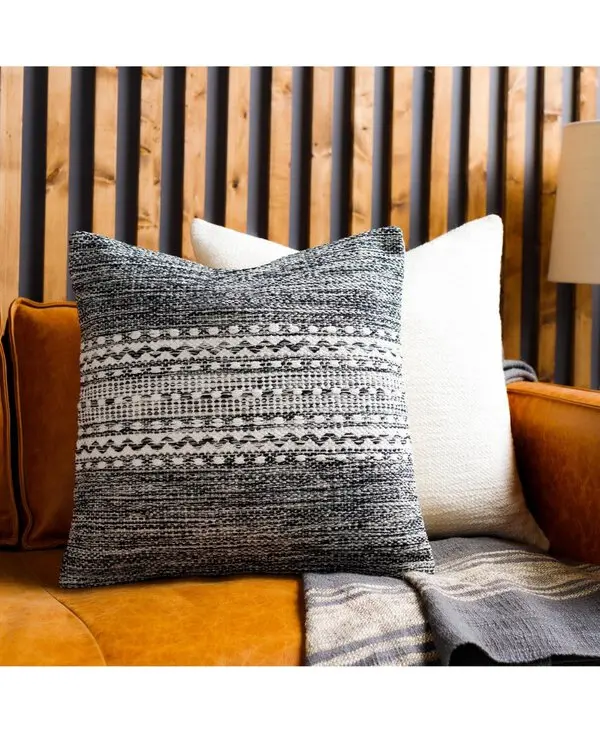 Livabliss Ethan Decorative Pillow, 20l X 20w - Black