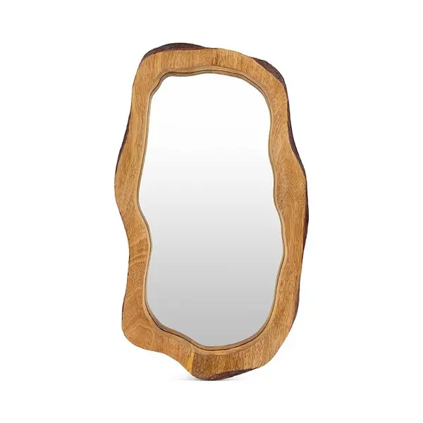 Livabliss Edge Accent Mirror, 20h X 12w - Brown