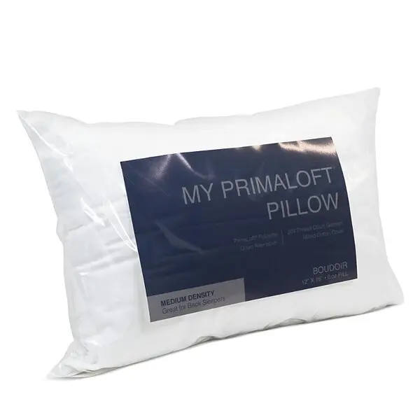 HUDSON PARK COLLECTION My Primaloft Asthma & Allergy Friendly Medium Down Alternative Boudoir Pillow Exclusive - White