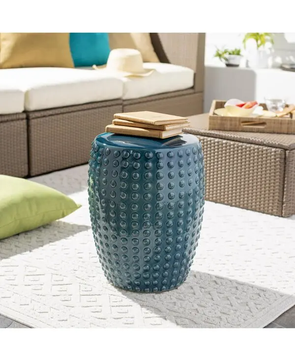 SURYA Camdale Garden Stool - Green