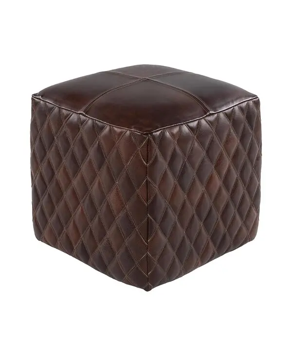 SURYA Leonardo Ottoman - Brown