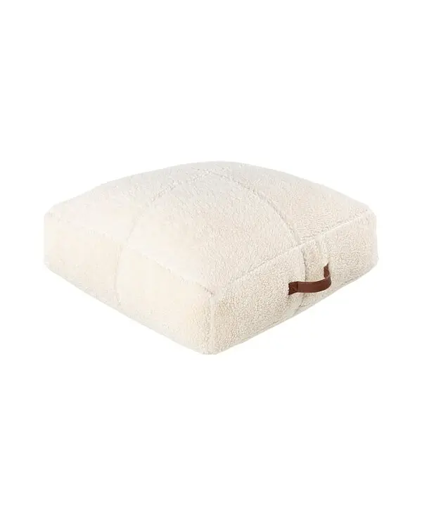 SURYA Shepherd Floor Pillow - Cream/brown