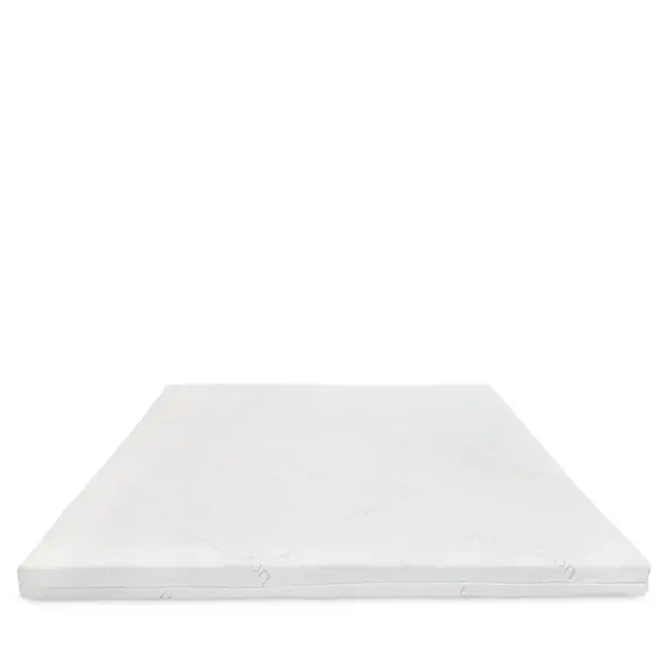 NATUREPEDIC 2 Adagio Latex California King Mattress Topper - White