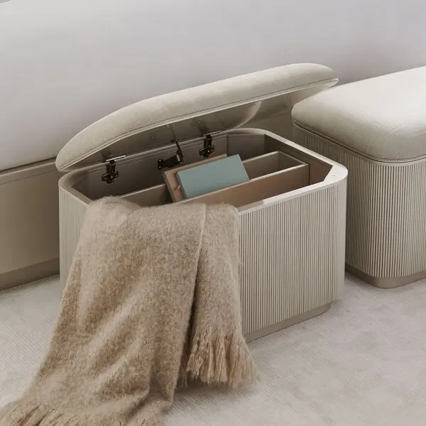 CARACOLE For The Love Of Storage Ottoman