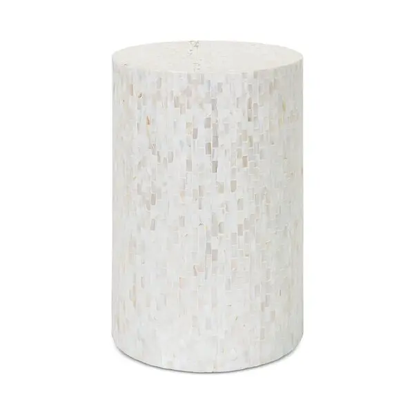 Livabliss Iridescent End Table - Ivory