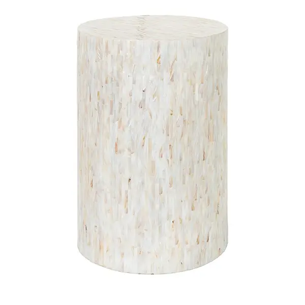 Livabliss Iridescent End Table - Tan