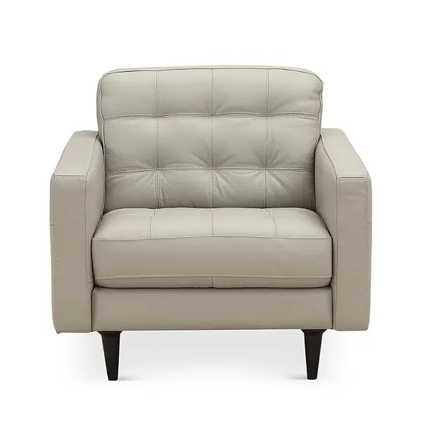 CHATEAU D'AX Massimo Leather Chair - Oyster