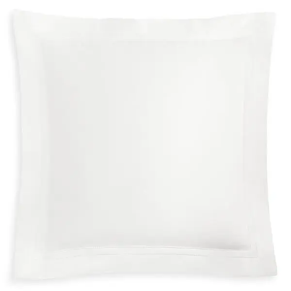 Frette Essentials Doppio Ajour Euro Sham - White