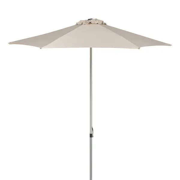 SAFAVIEH Hurst 9 Ft Push Up Umbrella - Beige