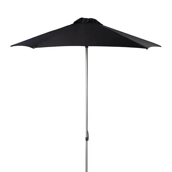 SAFAVIEH Hurst 9 Ft Push Up Umbrella - Black