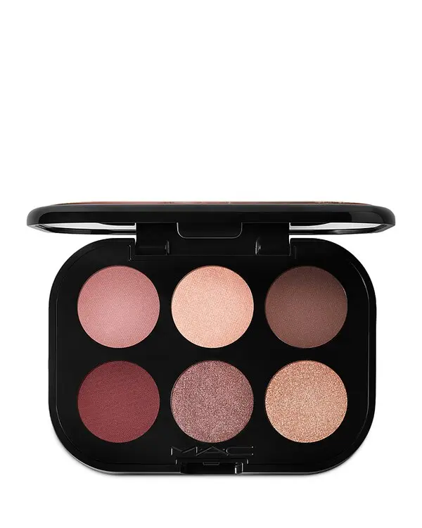 MAC COSMETICS Connect In Colour Eye Shadow Palette 6 Pan - Embedded In Burgundy