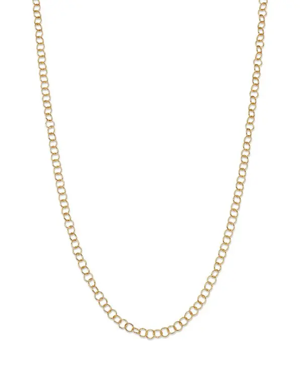 Temple St. Clair 18k Yellow 18" Small Round Chain Necklace