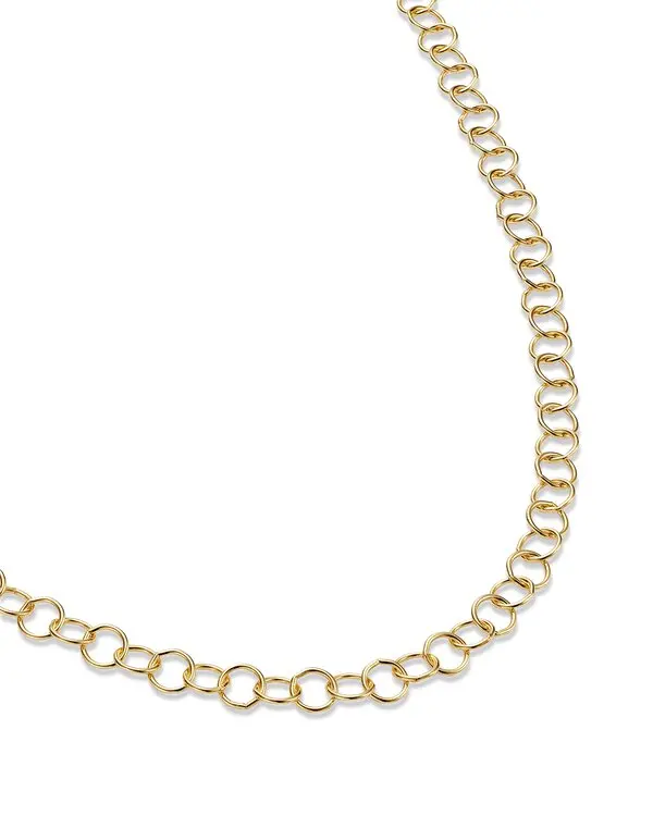 Temple St. Clair 18k Yellow 18" Small Round Chain Necklace