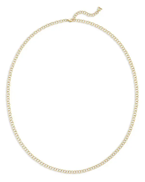 Temple St. Clair 18k Yellow Fine Round Link Chain Necklace - Gold