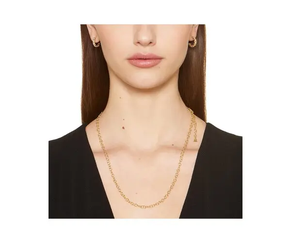 Temple St. Clair 18k Yellow Fine Round Link Chain Necklace