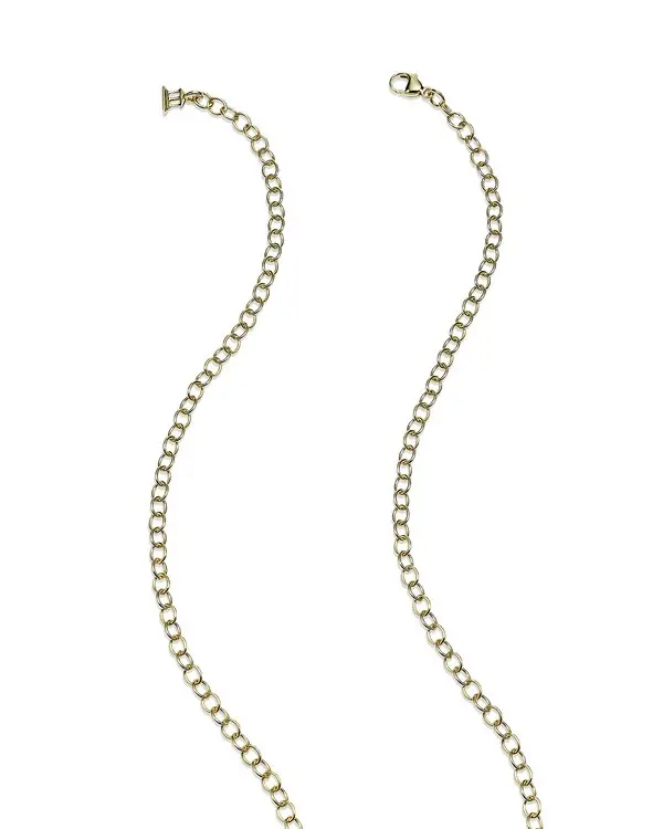 Temple St. Clair 18k Yellow Oval Link Chain Necklace