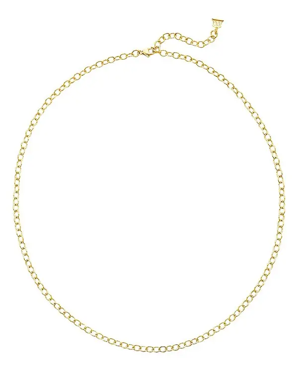 Temple St. Clair 18k Yellow Oval Link Chain Necklace - Gold