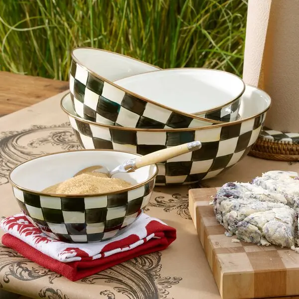 MACKENZIE-CHILDS Courtly Check Large Everyday Bowl
