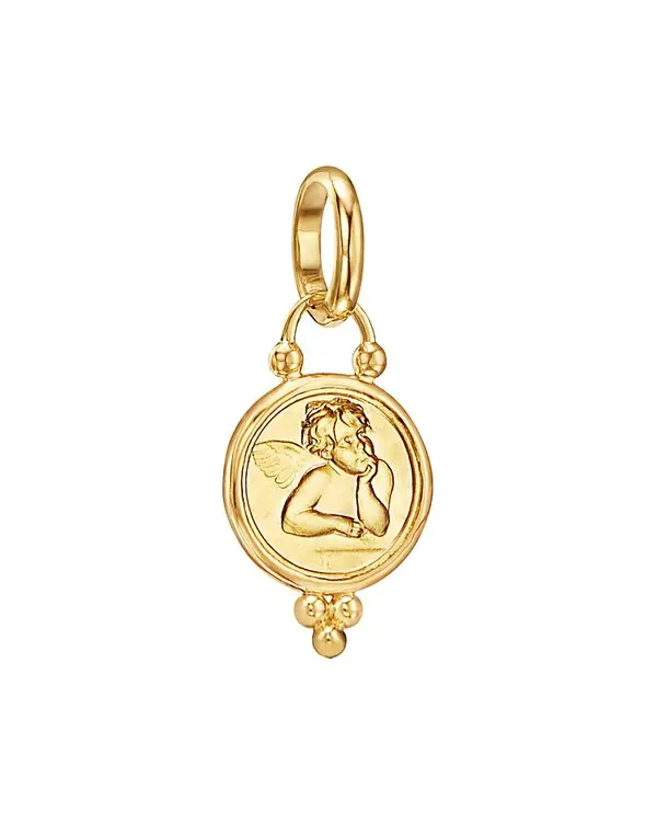 Temple St. Clair 18k Angel Pendant - Gold