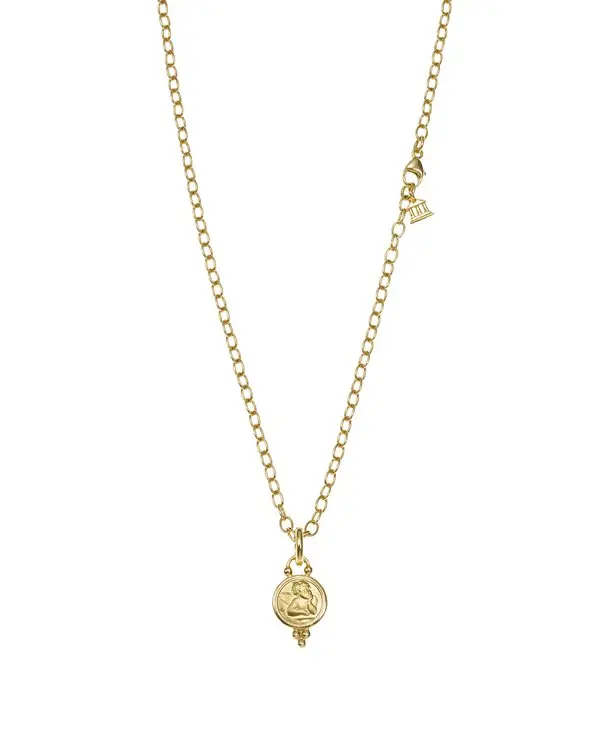 Temple St. Clair 18k Angel Pendant - Gold