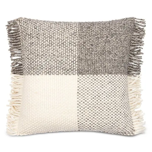 SURYA Faroe Ii Decorative Pillow - Cream/gray