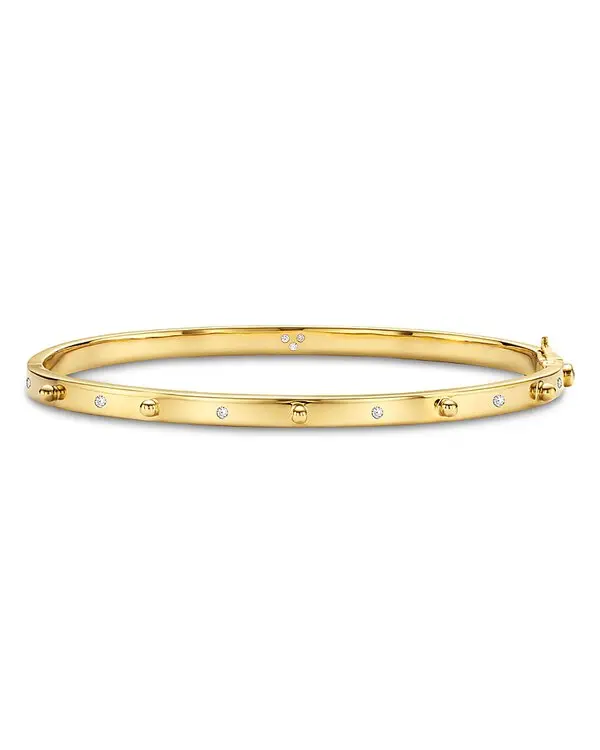 Temple St. Clair 18k Yellow Diamond Bangle Bracelet - Gold