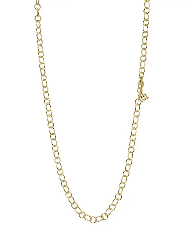 Temple St. Clair 18k Yellow 18" Ribbon Chain Necklace - Gold