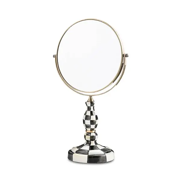 MACKENZIE-CHILDS Courtly Check Enamel Vanity Mirror - No Color