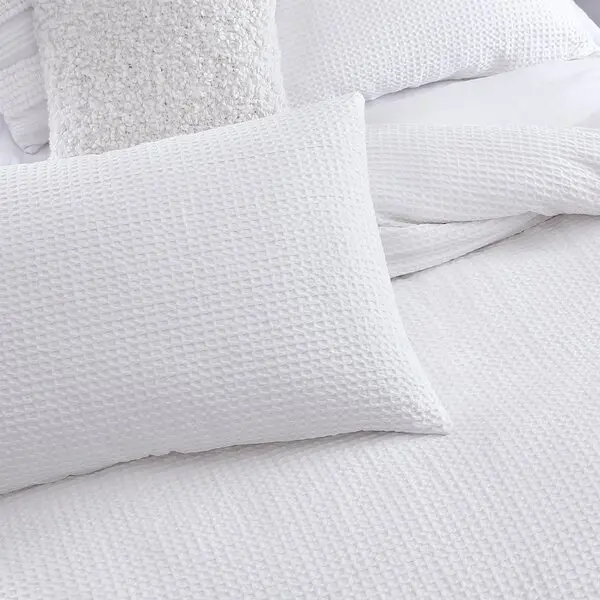 Dkny Modern Waffle Comforter Set, Full/queen - White