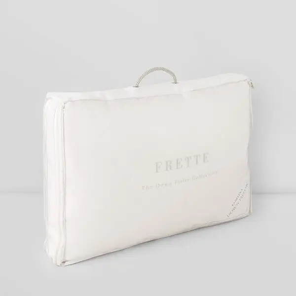 Frette Cortina Medium Down Pillow, Queen - White