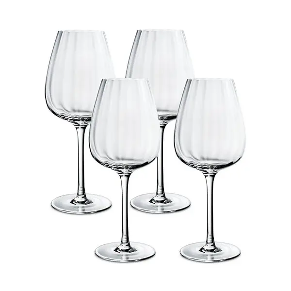 VILLEROY & BOCH Rose Garden Red Wine Glass, Set Of 4 - Clear