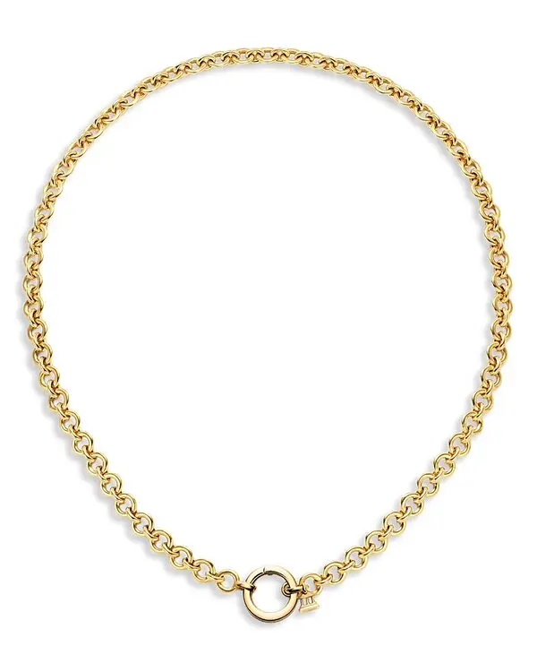 Temple St. Clair 18k Yellow Fj Mini Jean D'arc Chain Necklace - Gold