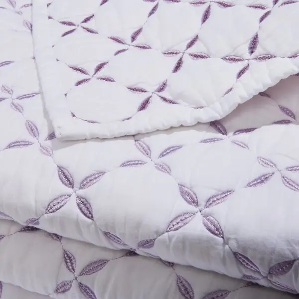 JOHN ROBSHAW Layla Coverlet, King - Lavender