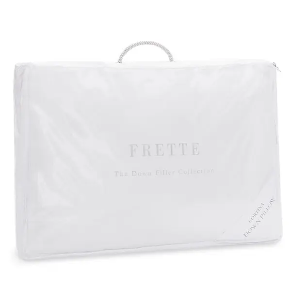 Frette Cortina Firm Down Pillow, Standard - White