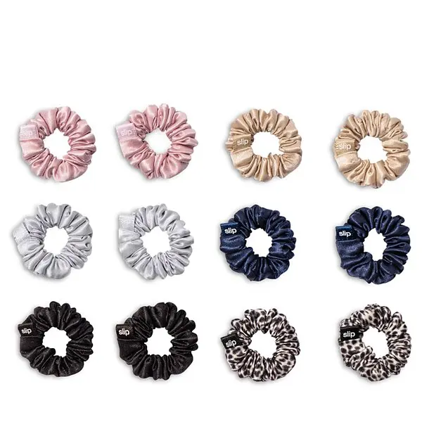 Slip Pure Silk Minnie Scrunchies Set Of 12 - Classic