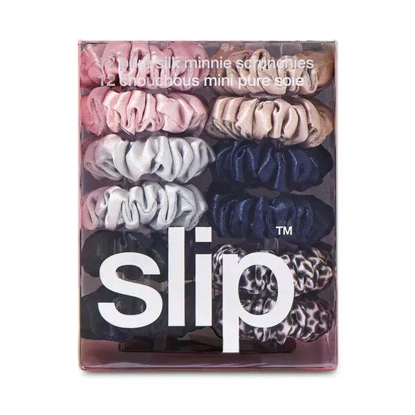 Slip Pure Silk Minnie Scrunchies Set Of 12 - Classic