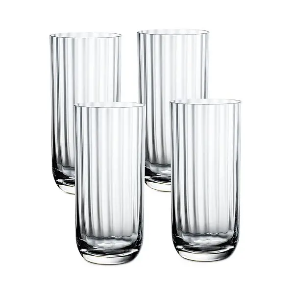 VILLEROY & BOCH Rose Garden Highball/tumbler, Set Of 4 - Clear