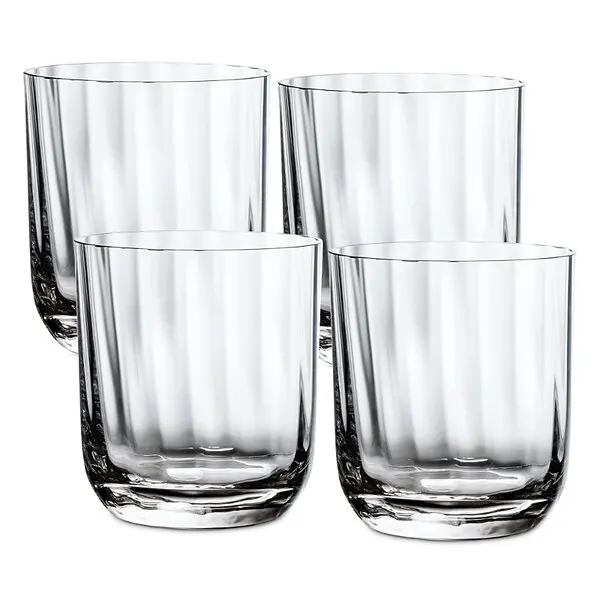 VILLEROY & BOCH Rose Garden Water/juice Tumbler, Set Of 4 - Clear