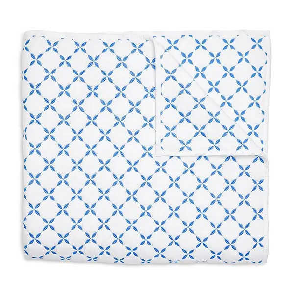 JOHN ROBSHAW Layla Coverlet, Queen - Blue