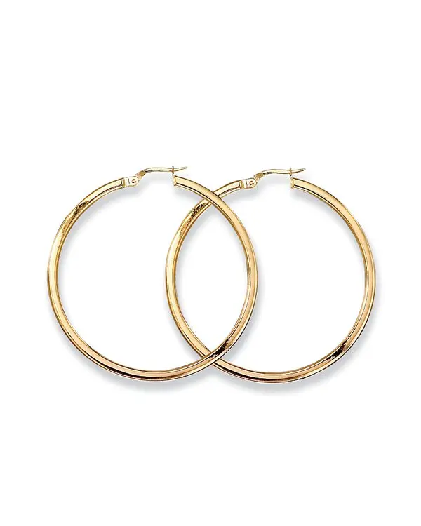 Roberto Coin 18k Yellow Hoop Earrings - Gold
