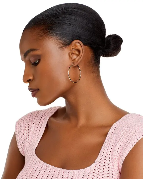 Roberto Coin 18k Yellow Hoop Earrings