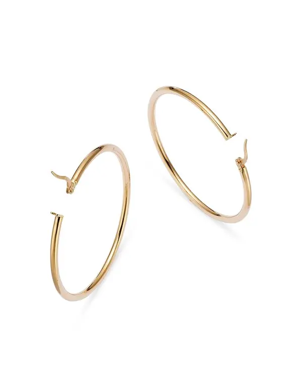 Roberto Coin 18k Yellow Hoop Earrings