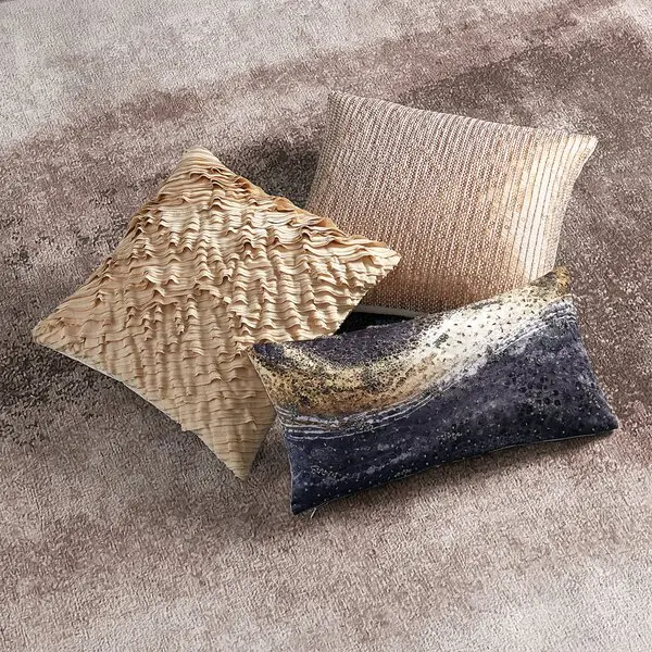 Donna Karan New York Ruffle Decorative Pillow, 18 X 18