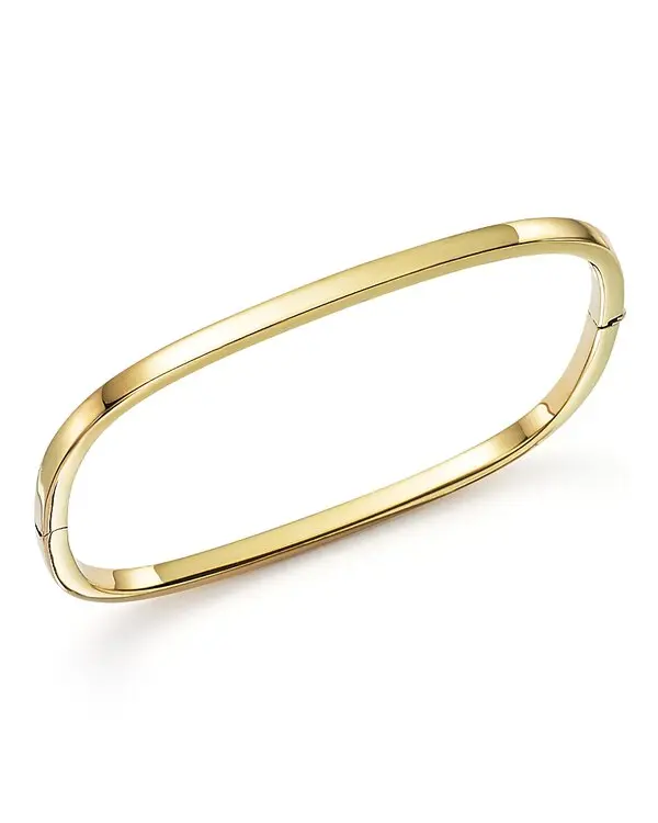 Roberto Coin 18k Yellow Square Bangle - Gold