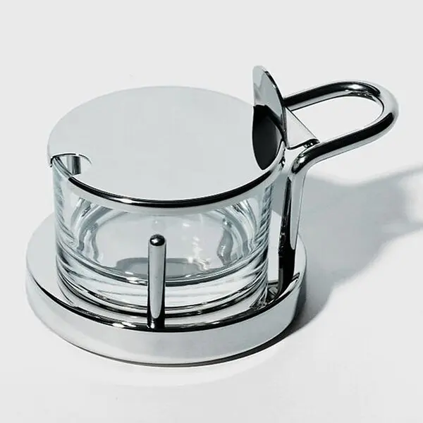 ALESSI Ettore Sottsass Parmesan Cheese Cellar - Silver