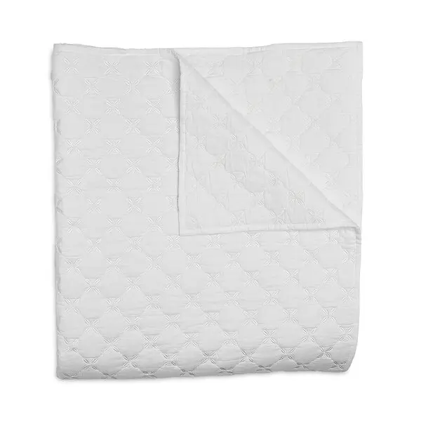 JOHN ROBSHAW Layla Coverlet, Twin - White