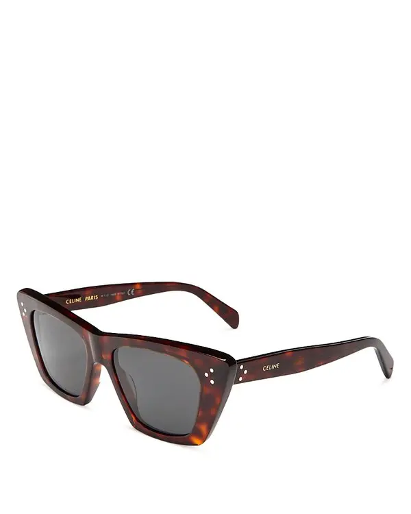 Celine Cat Eye Sunglasses - Havana/gray Solid